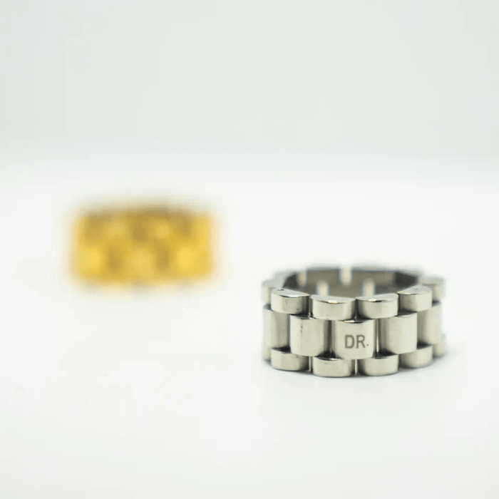 DeRuiterDR – Rolex Ring – Zilver 316L Roestvrijstaal Heren Ring